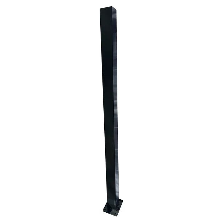 Steel Flanged Fence Post - Metal Fences Pty Ltd